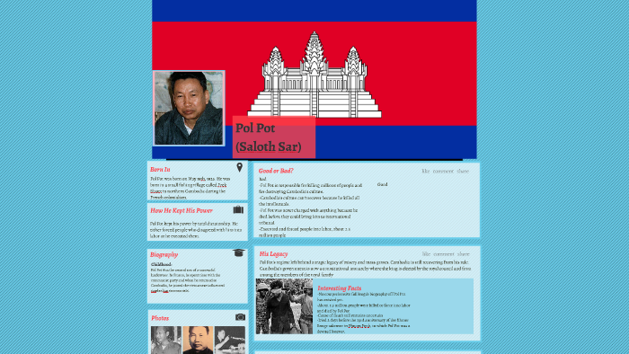 Pol Pot (Saloth Sar) by Liam Brusse on Prezi