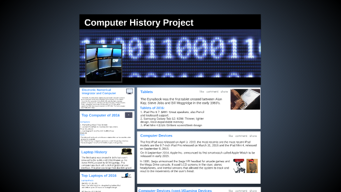 Computer History Project by Kaylah Fraser on Prezi