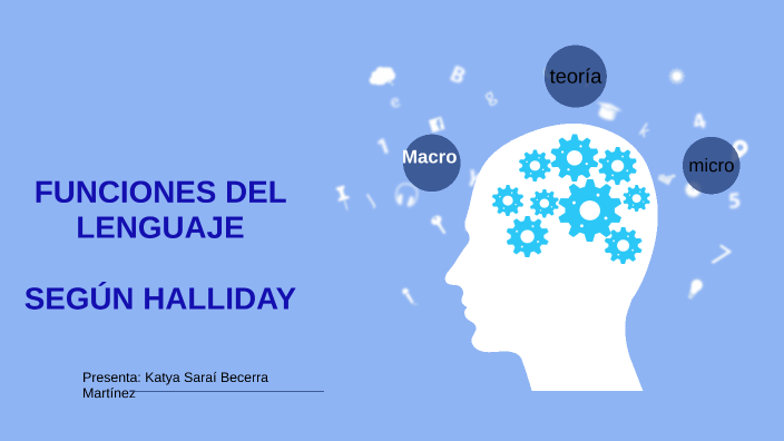 FUNCIONES DEL LENGUAJE SEGÚN HALLIDAY by Katya Becerra Martínez on Prezi