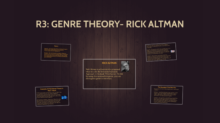 R3: GENRE THEORY- RICK ALTMAN by Jamie Gabbini on Prezi