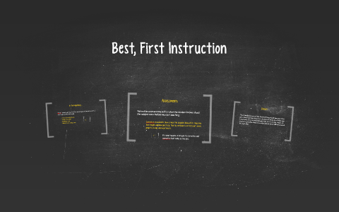 Best, First Instruction by Amy Stark on Prezi