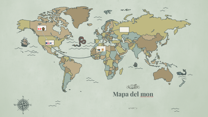Mapa del mon by volcans volcans on Prezi