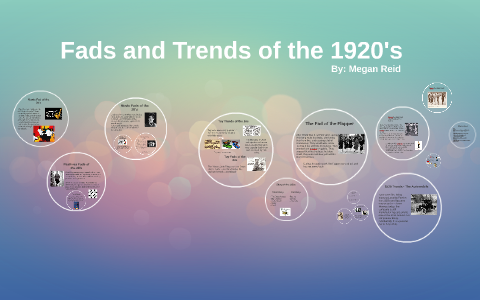 Fads and Trends of the 1920's by Megan Reid on Prezi