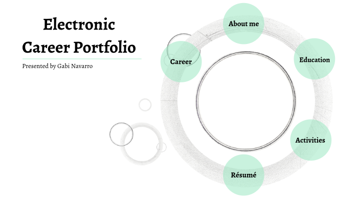 Electronic career portfolio by Gabi Navarro on Prezi