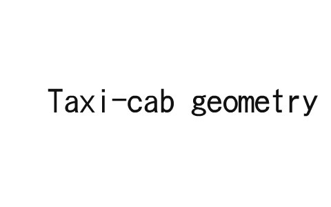 Geometry presentation: Taxi-cab geometry by Jorge Ortega on Prezi