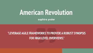 American Revolution one pager by saphira yoder on Prezi Design