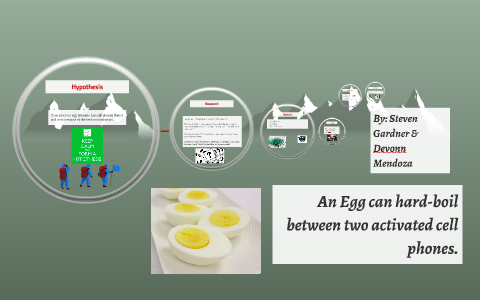 An Egg can cook between two activated cell phones by Steven Gardner on ...