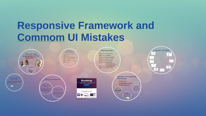 Responsive Framework and Commom UI Mistakes by toshi singh on Prezi