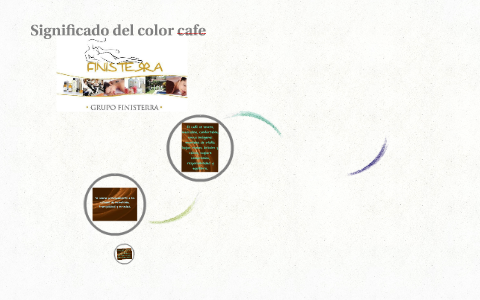 Significado del color cafe by