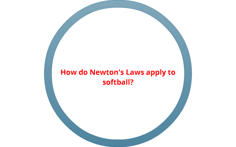 how do Newtons Laws apply to softball? by emily evans on Prezi