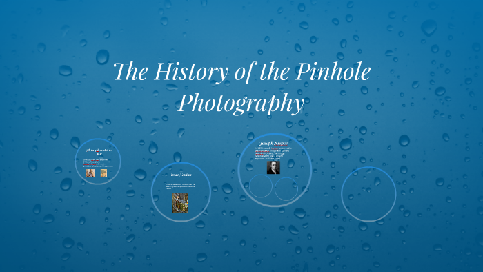 The History of the Pinhole Photography by Dev mishra