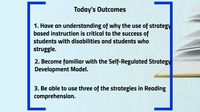 Reading Strategies: Self Regulated Strategy Development Model by Kia ...
