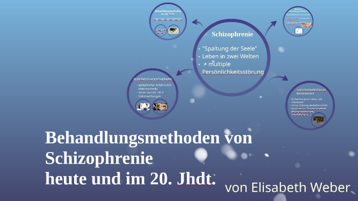 Behandlungsmethoden von Schizophrenie heute und im 20. Jh. by Elisabeth ...
