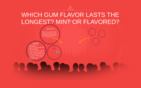 WHICH GUM FLAVOR LASTS THE LONGEST? MINT OR FLAVORED? by annabell ...