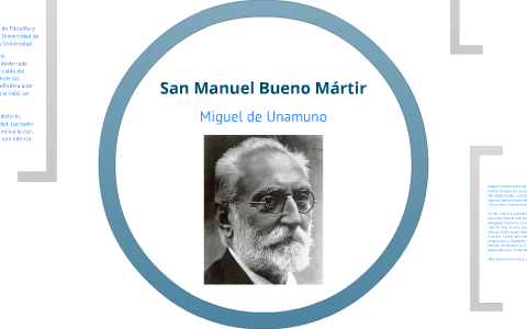 San Manuel Bueno Mártir by Manuel Mayor López
