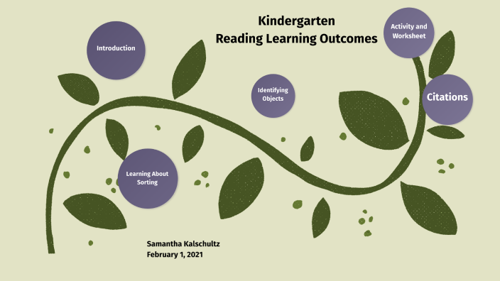 Kindergarten Learning Outcomes Lesson Plan by Samantha Kalschultz on Prezi