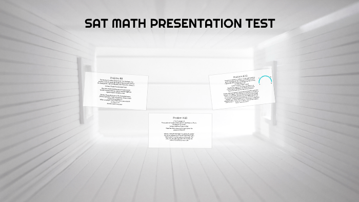 SAT MATH PRESENTATION TEST by Pathways College and Career Readiness on ...