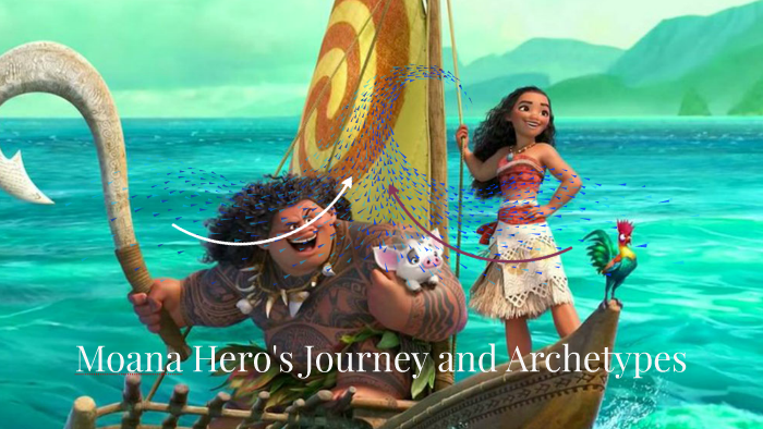 Moana Hero's Journey and Architypes by clayton maddox