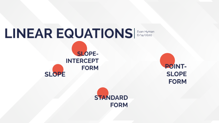 Linear Equation Infographic by Evan Hyman on Prezi