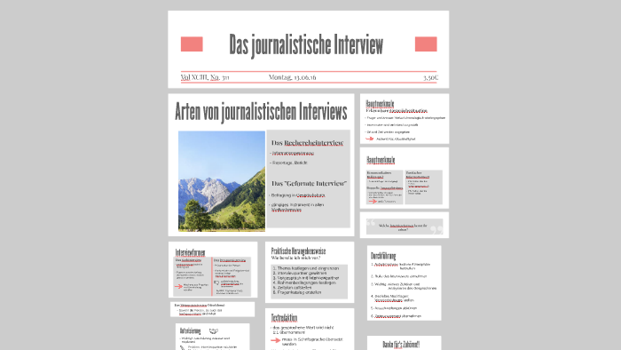 Das journalistische Interview by doro nowo on Prezi
