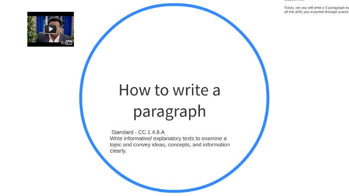 How to write a paragraph by Craig Wozniak on Prezi