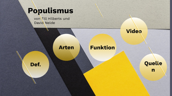 Populismus by David Nelde on Prezi