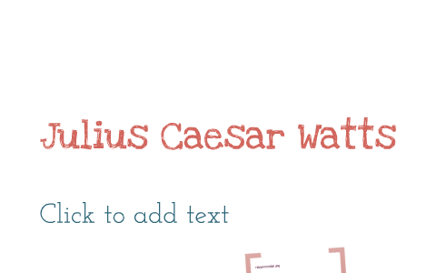 Julius Caesar (J.C) Watts, Jr. by Josh McGill on Prezi