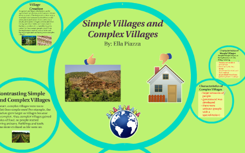 Simple Villages and Complex Villages by Ella Piazza on Prezi