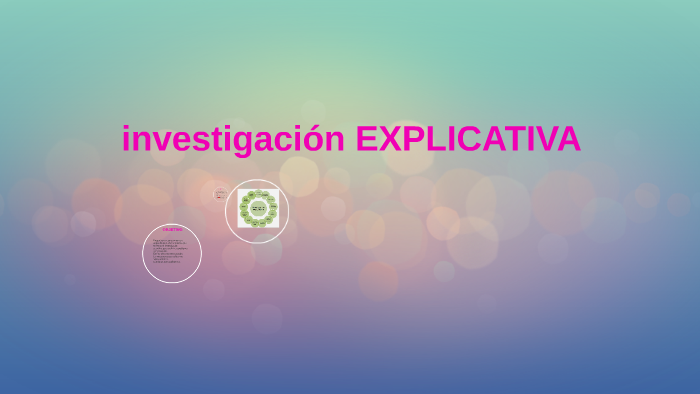 INVESTIGACION EXPLICATIVA by Sole Albino on Prezi