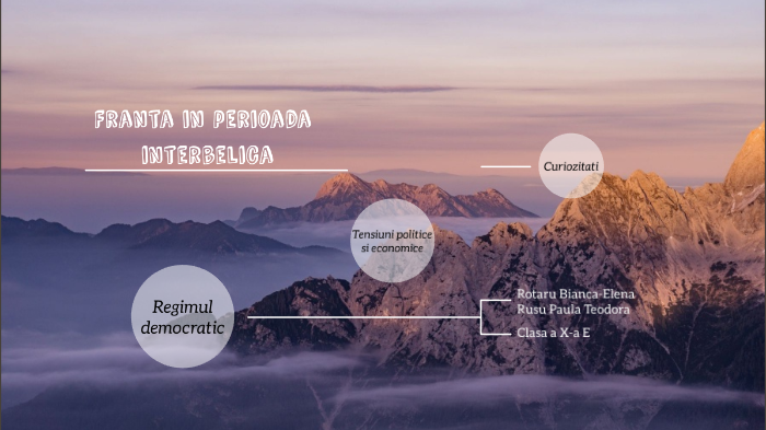 Franta in perioada interbelica by Bianca-Elena Rotaru on Prezi