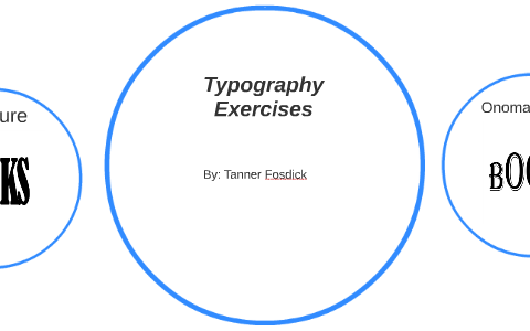 Typography Exercises by Tanner Fosdick on Prezi