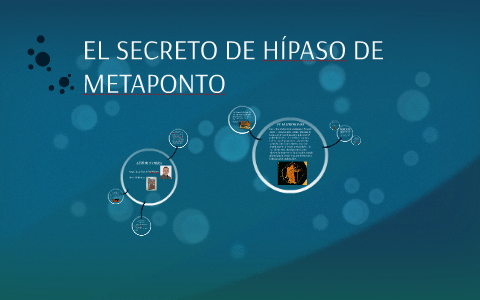 EL SECRETO DE HÍPASO DE METAPONTO by Maria Company Albero on Prezi