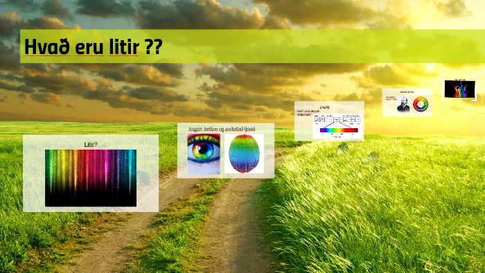 Hvað eru litir ?? by Dagný Hlín on Prezi
