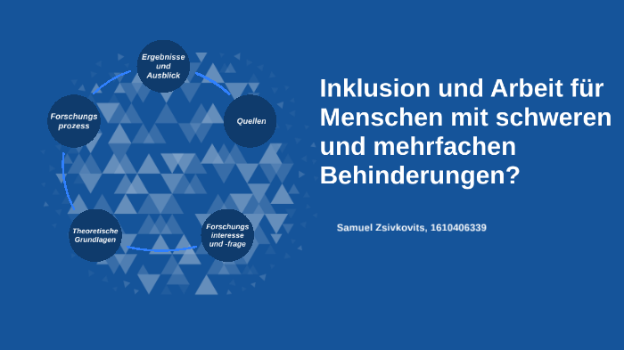 Inklusion und Arbeit für Menschen mit schweren und mehrfachen ...