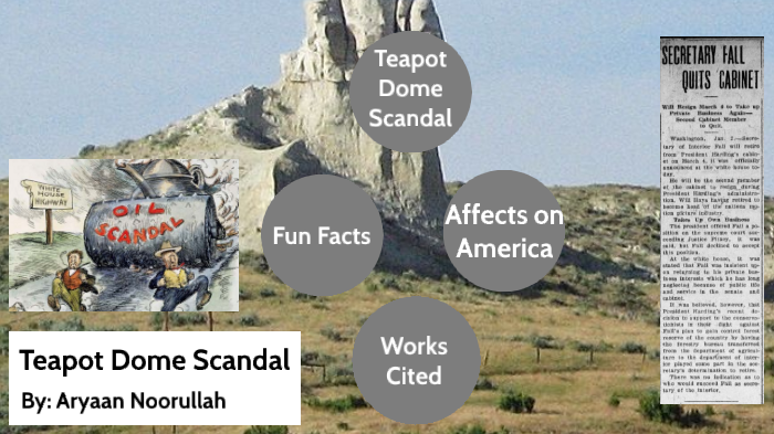 (For Prezi Video) Teapot Dome Scandal by Aryaan Noorullah on Prezi