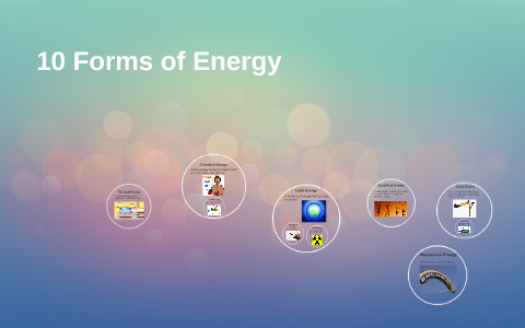 10 Forms of Energy by Manu Giri on Prezi