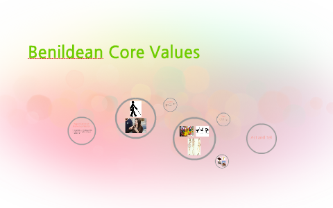 Benildean Core Values by Lorainne Fainza on Prezi