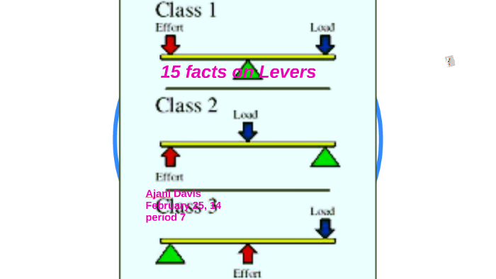 15 facts on Levers by ajani davis on Prezi