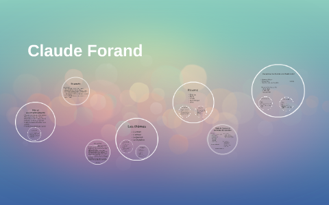 Claude Forand by Mariah Brown on Prezi
