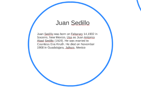 Juan Sedillo by Niyahri Ousley on Prezi