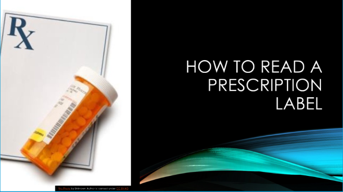 How to Read Drug Prescription Labels by Alicia Burke on Prezi