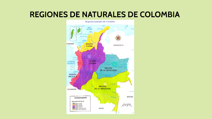 Mapa Regiones Naturales De Colombia Ubicación De Las Regiones