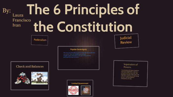 The 6 Principles of the Constitution by Laura Bojorquez on Prezi