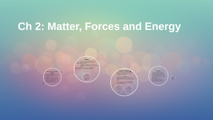 Matter, Forces and Energy by Jen Gibson on Prezi