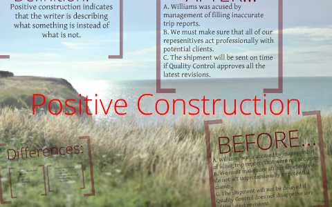 Use positive constructions by Bridgette Simmons on Prezi