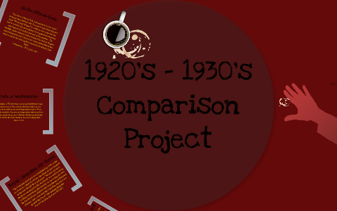 1920 & 1930's Comparison: Photo Essay by Dakota A. Shortt on Prezi