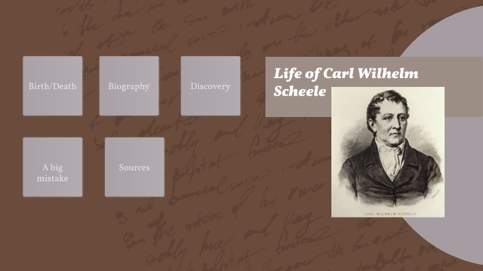 Life of Carl Wilhelm Scheele by Lumi Dahlgren on Prezi
