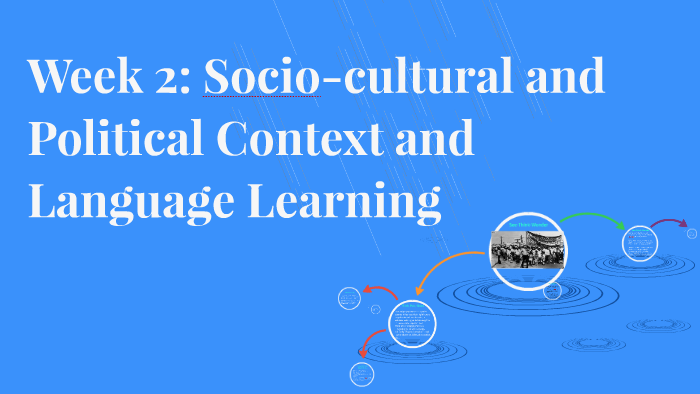 Week 2: Socio-cultural and Political Context and Language Learning by ...