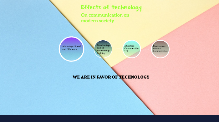 Effects of Technology on Communication in Modern Society by DIOSA LIMA ...