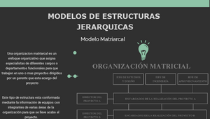 . Modelos de estructuras jerárquicas. Modelo matricial. by Cristian ...